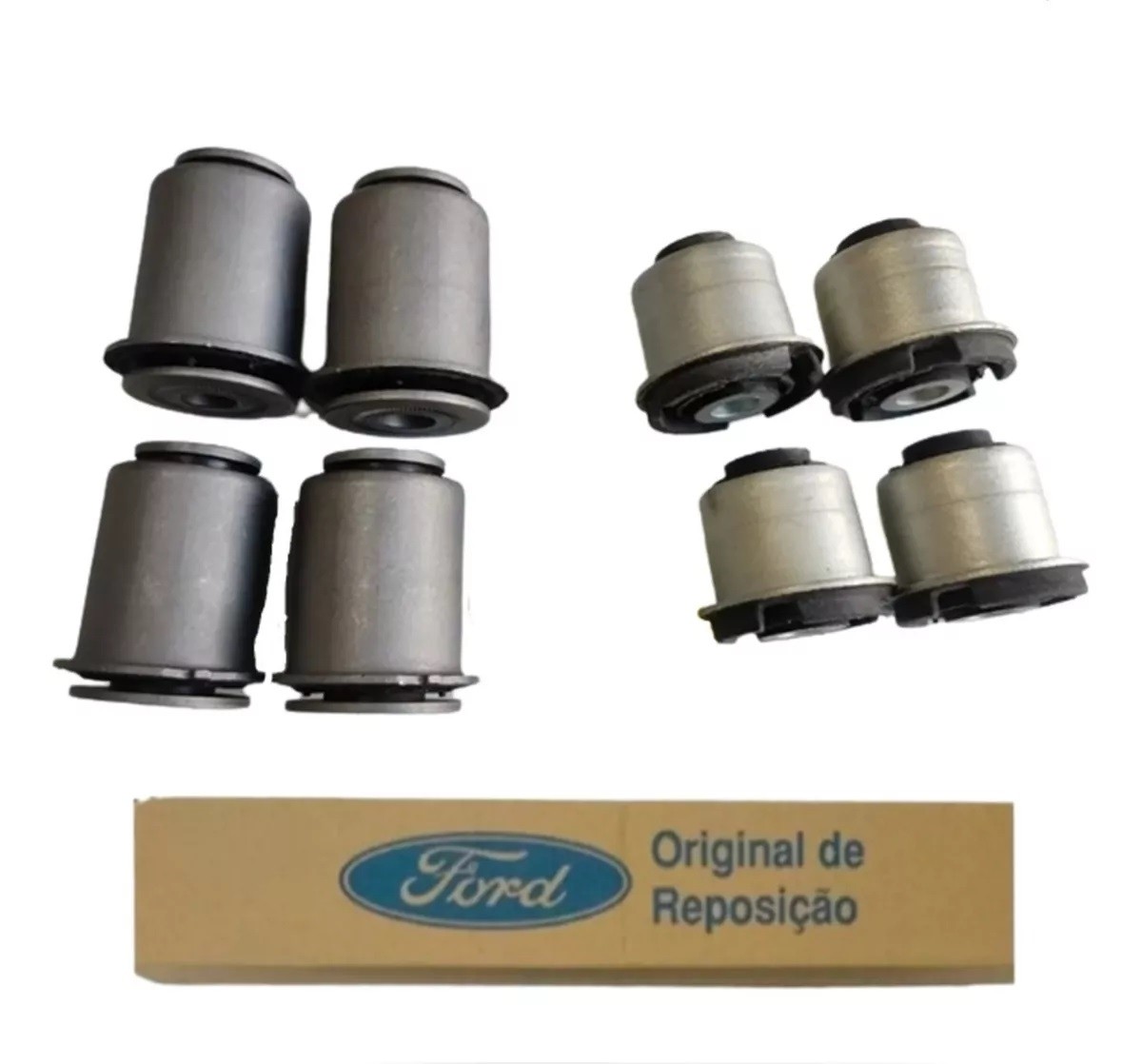 Imperador Auto Peças| Kit 8 Buchas da Bandeja Inferior e Superior Ford ...