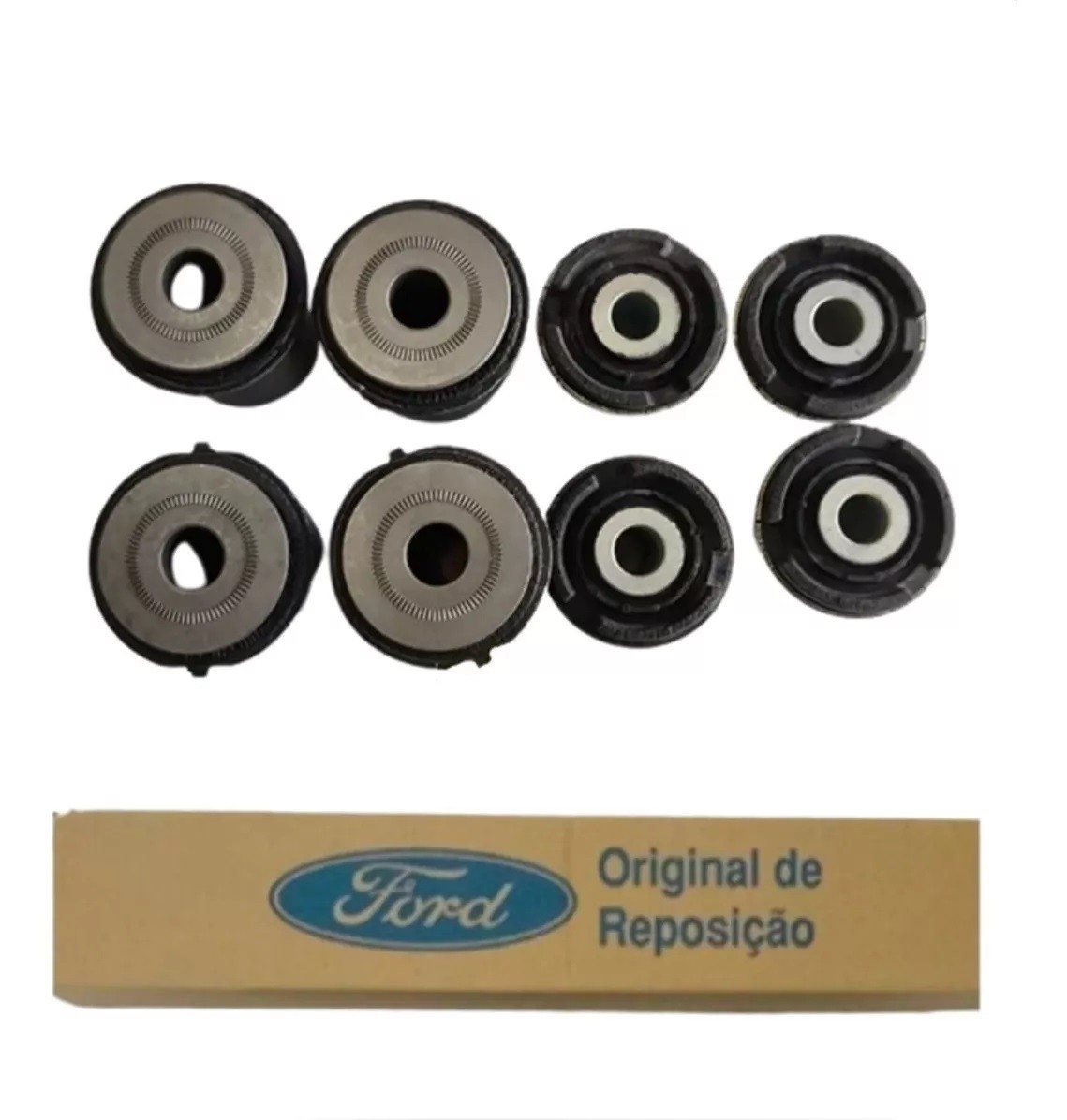 Imperador Auto Peças| Kit 8 Buchas da Bandeja Inferior e Superior Ford ...
